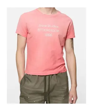 Acne Studios Fitted Logo T-shirt
