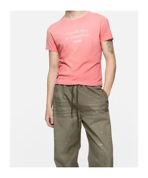Acne Studios Fitted Logo T-shirt
