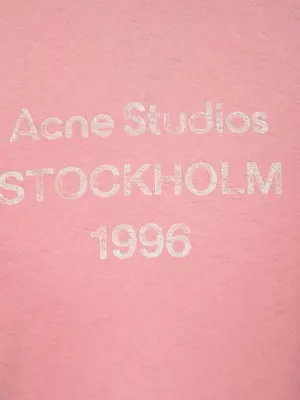 Acne Studios Fitted Logo T-shirt