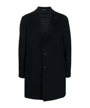Tagliatore Single-breasted Coat - Blue