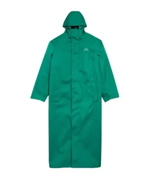 Balenciaga Long Hooded Windbreaker - Green