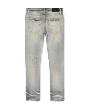 Amiri Distressed-effect Straight-leg Jeans