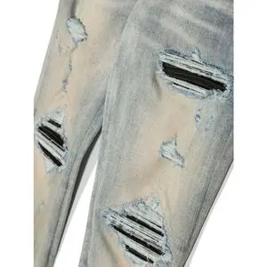 Amiri Distressed-effect Straight-leg Jeans