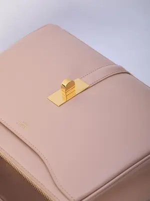 Celine Small 16 Bag In Satinated Calfskin - Pink