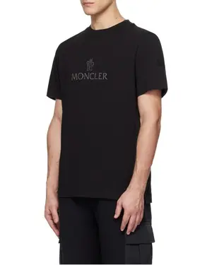 Moncler Logo Printed Crewneck T-shirt