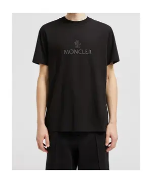 Moncler Logo Printed Crewneck T-shirt