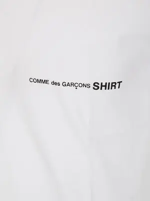 Comme Des Garçons Logo Printed Crewneck T-shirt
