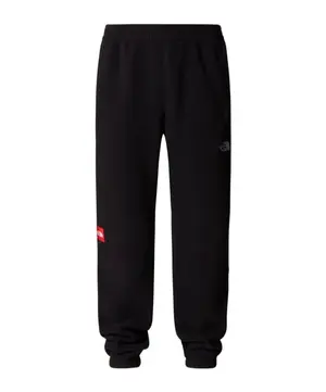 The North Face Logo Embroidered Fleece Pants - Black
