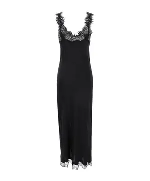 Gold Hawk Miley Lace-trimmed Long Dress