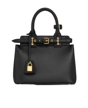 Celine Teen Conti Bag In Supple Calfskin - Black