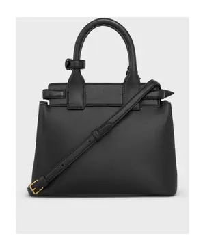 Celine Teen Conti Bag In Supple Calfskin - Black
