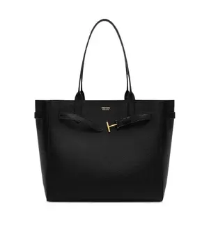 TOM FORD Logo Shoulder Bag - Black