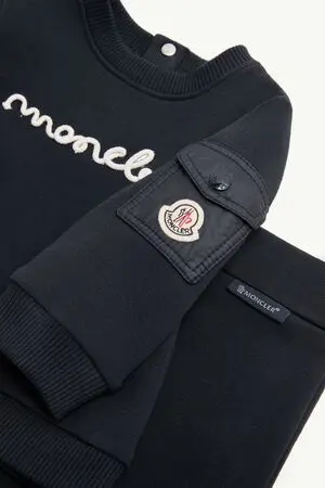 Moncler Logo Stretch Cotton Set