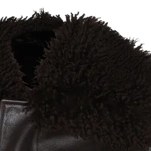 LEMAIRE Leather Blouson - Ebony