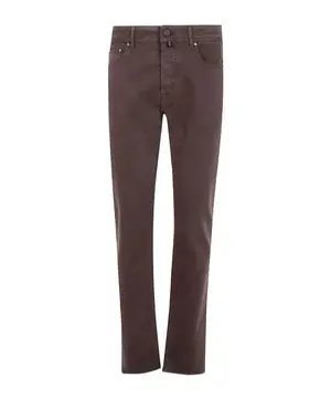 Jacob Cohen Logo Patch Pocket-detail Trousers