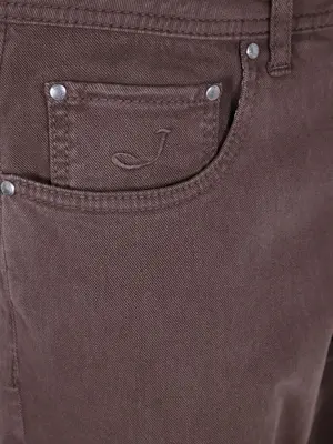 Jacob Cohen Logo Patch Pocket-detail Trousers