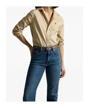 Polo Ralph Lauren Cotton Twill Shirt With Embroidered Pony