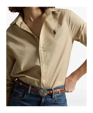 Polo Ralph Lauren Cotton Twill Shirt With Embroidered Pony
