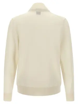 Hugo Boss Zip-up High Neck Cardigan