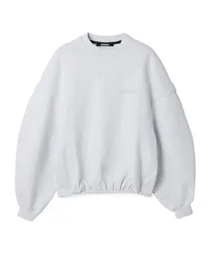 Jacquemus Long-sleeved Sweatshirt - Grey