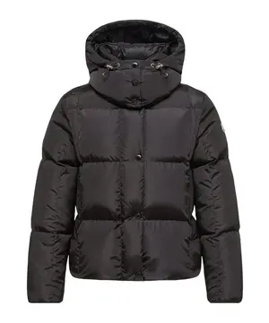 Moncler Castlenew Hooded Down Jacket - Black