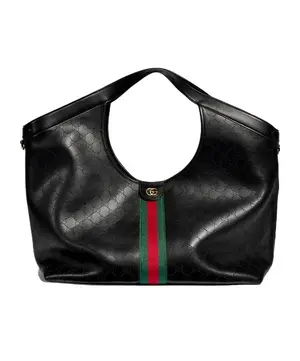 Gucci Giglio Large Tote Bag - Black