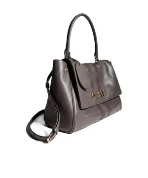 Gucci Paparazzo Medium Top Handle Bag - Dark Gray