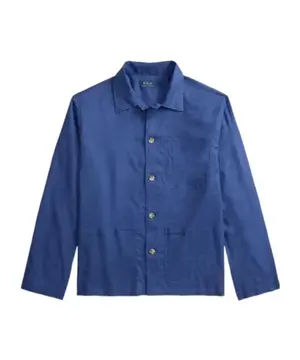 Polo Ralph Lauren Barton Buttoned Overshirt - Blue