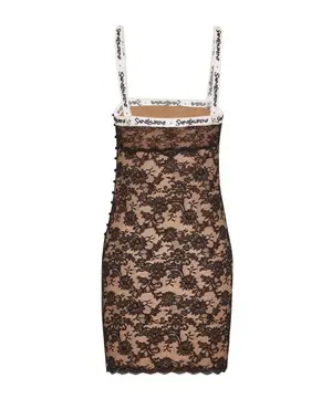 Saint Laurent Lace Slip Dress
