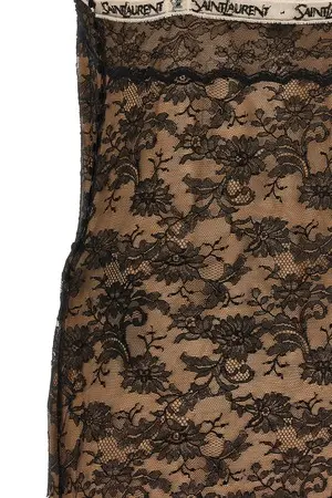 Saint Laurent Lace Slip Dress
