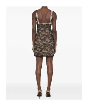 Saint Laurent Lace Slip Dress