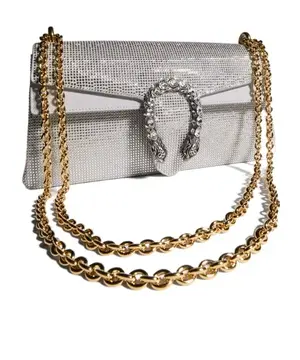 Gucci Dionysus Crystal Medium Shoulder Bag