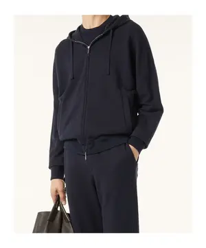Loro Piana Neem Bomber Jacket - Navy Blue