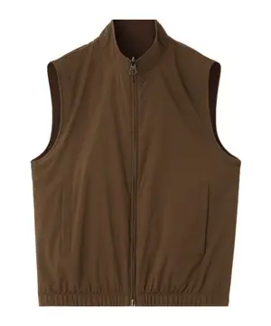 Loro Piana Loro Piana Zip-Up Vest Sequoia