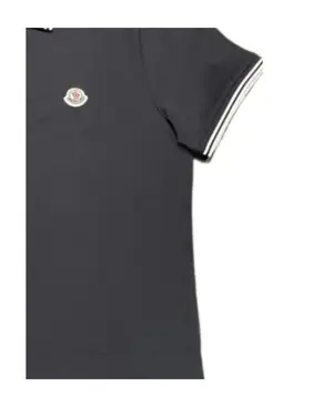 Moncler Navy Blue Logo Polo Shirt