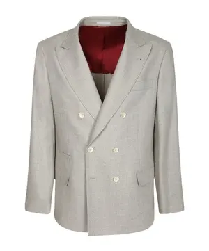 Brunello Cucinelli Long-sleeve Blazer With Lapel Collar