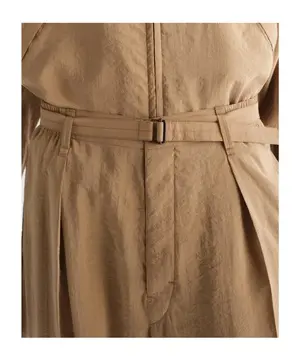 LEMAIRE Belted Relaxed Pants In Dry-silk