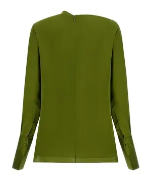 TOM FORD Draped-collar Blouse