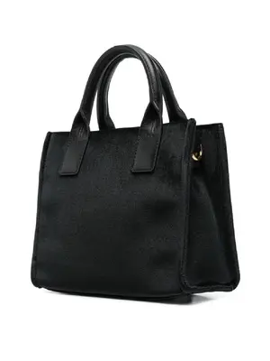 Balmain Logo-embroidered Velvet Tote Bag