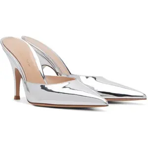 GIANVITO ROSSI Pointed-toe High-heeled Mules
