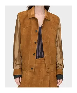 MAISON MARGIELA Suede Leather Jacket