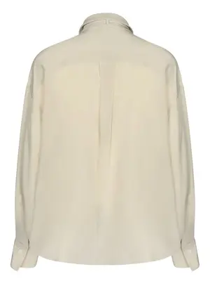Brunello Cucinelli Collared Long-sleeve Shirt