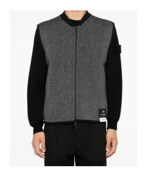 Y3 Skull Print Zip-up Gilet