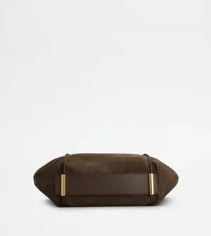 TOD'S Small T-timeless Suede Tote Bag