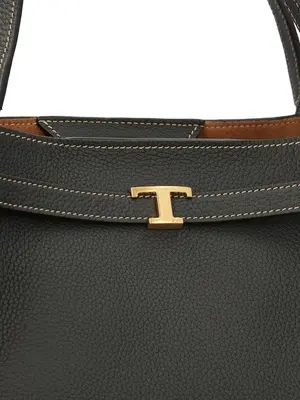 TOD'S T Timeless Leather Tote Bag