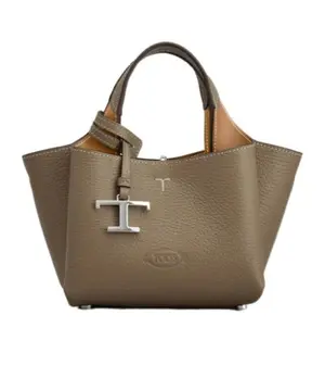 TOD'S Extra-small Logo Shoulder Bag - Brown