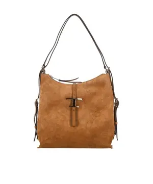 TOD'S Logo Plaque Shoulder Bag - No
