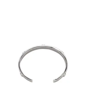 AMI Paris Textured Metal Bracelet
