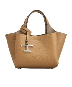 TOD'S Double-handle Shoulder Bag - Brown