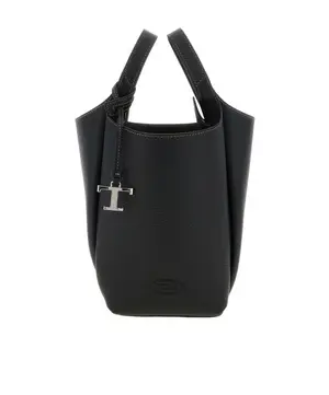 TOD'S T Timeless Mini Bucket Bag - Black